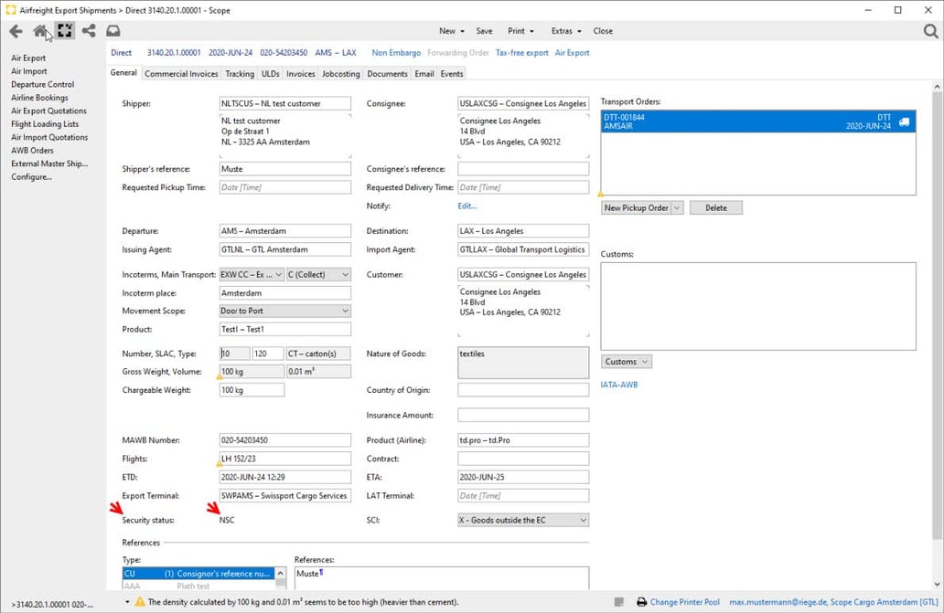 Air Freight Security