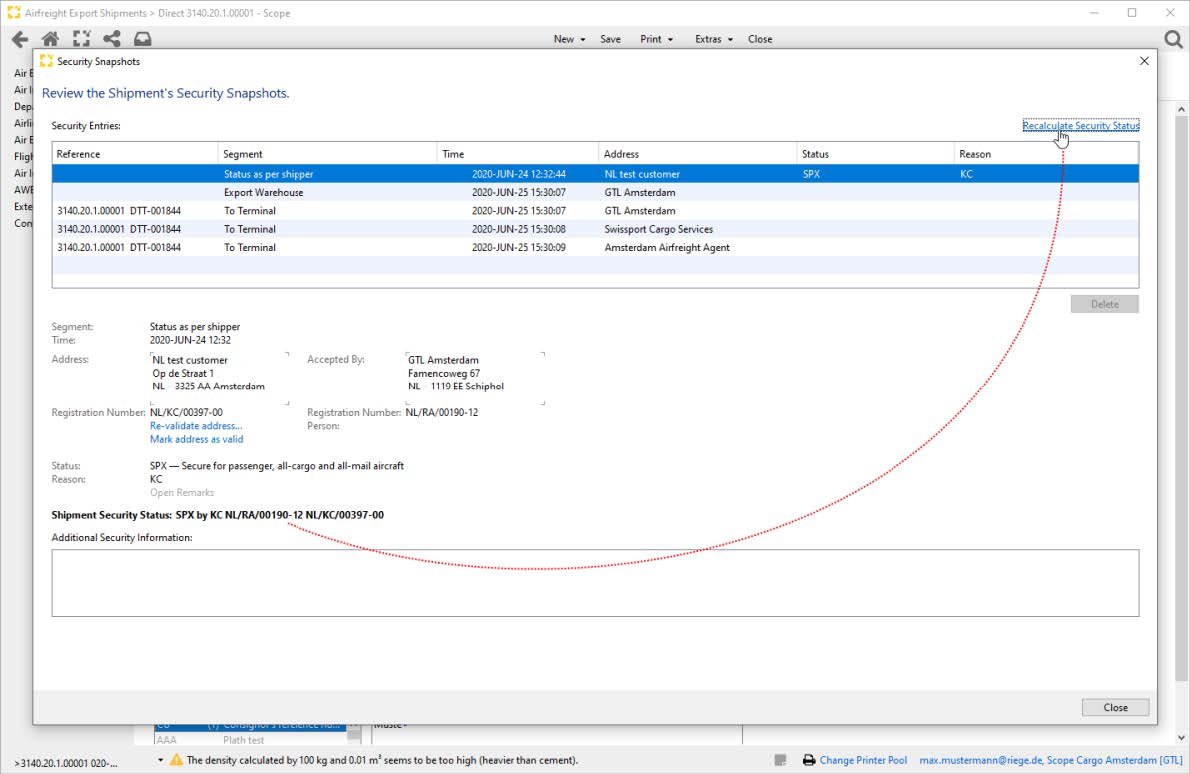 Air Freight Security