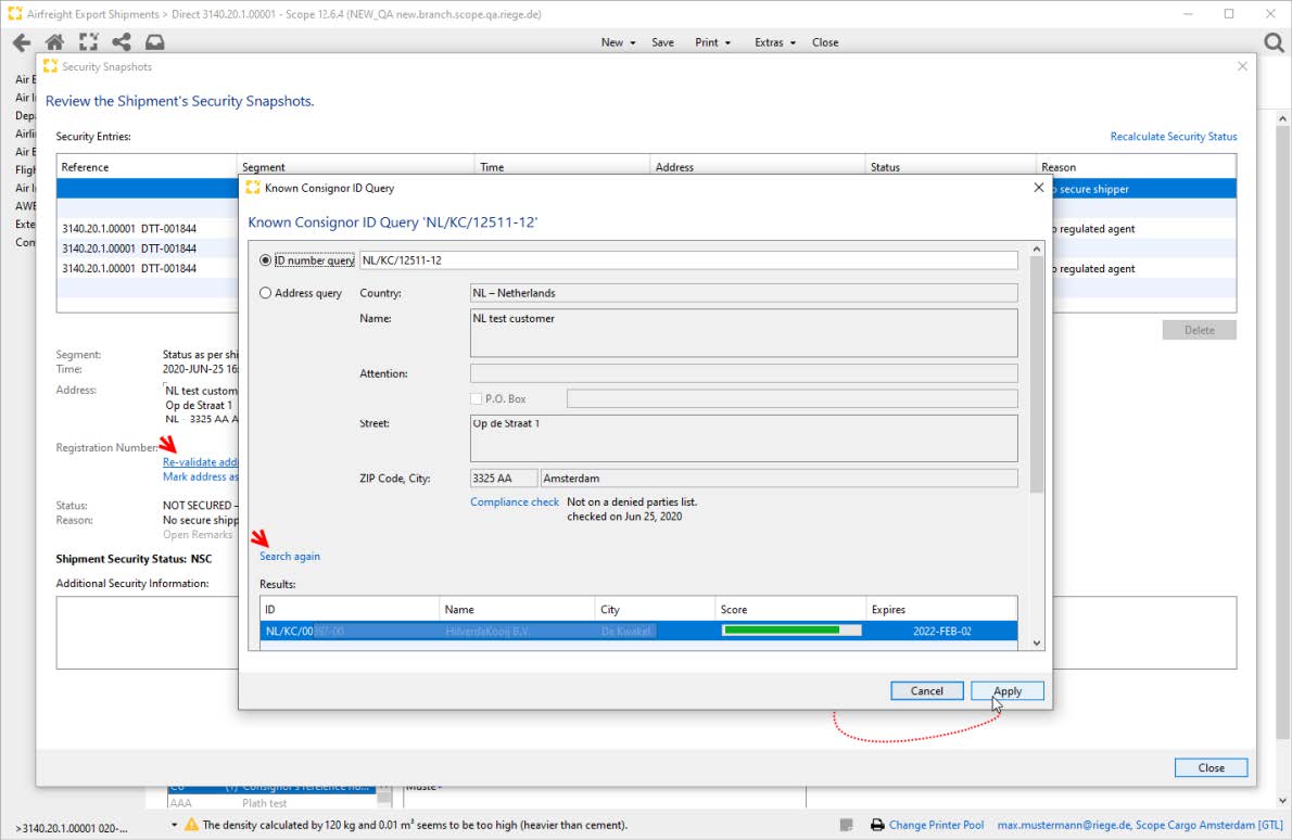 Air Freight Security