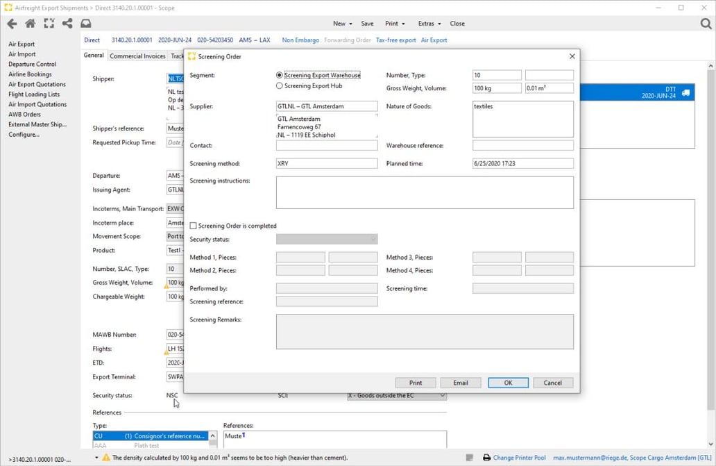 Air Freight Security