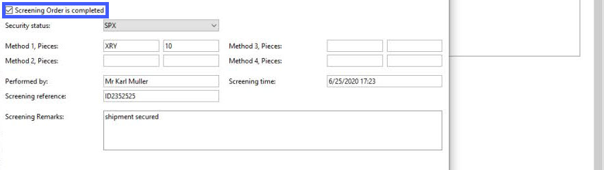 Air Freight Security