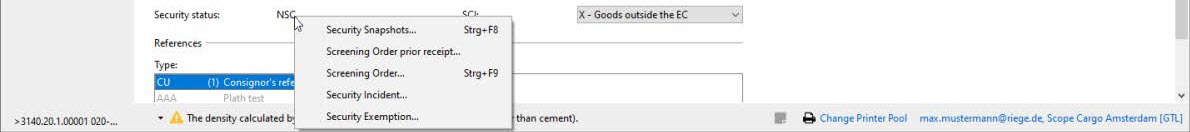 Air Freight Security
