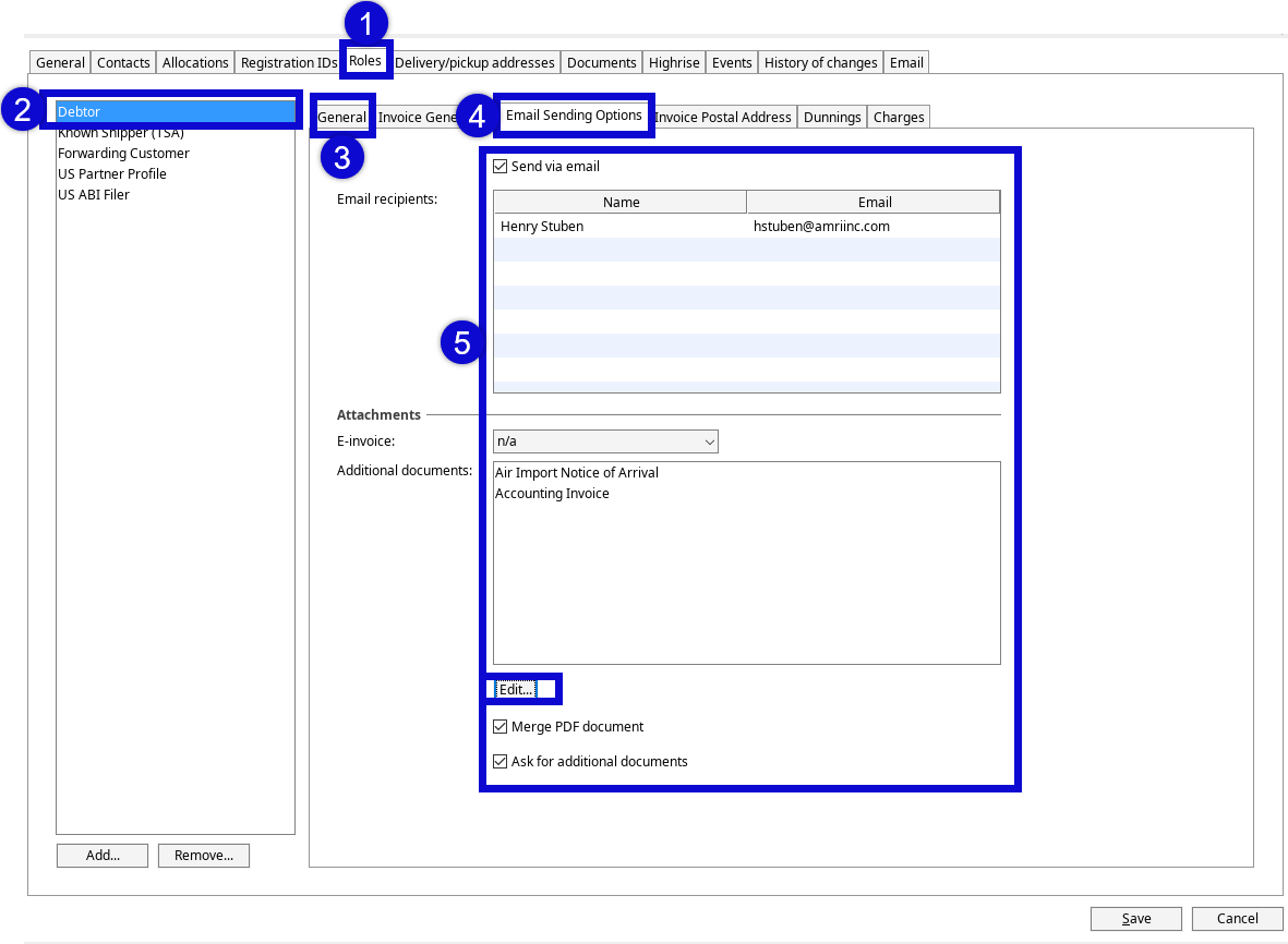 How can I merge and attach documents to an emailed invoice or general ...