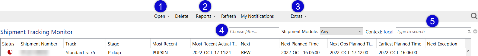 Shipment Tracking Monitor