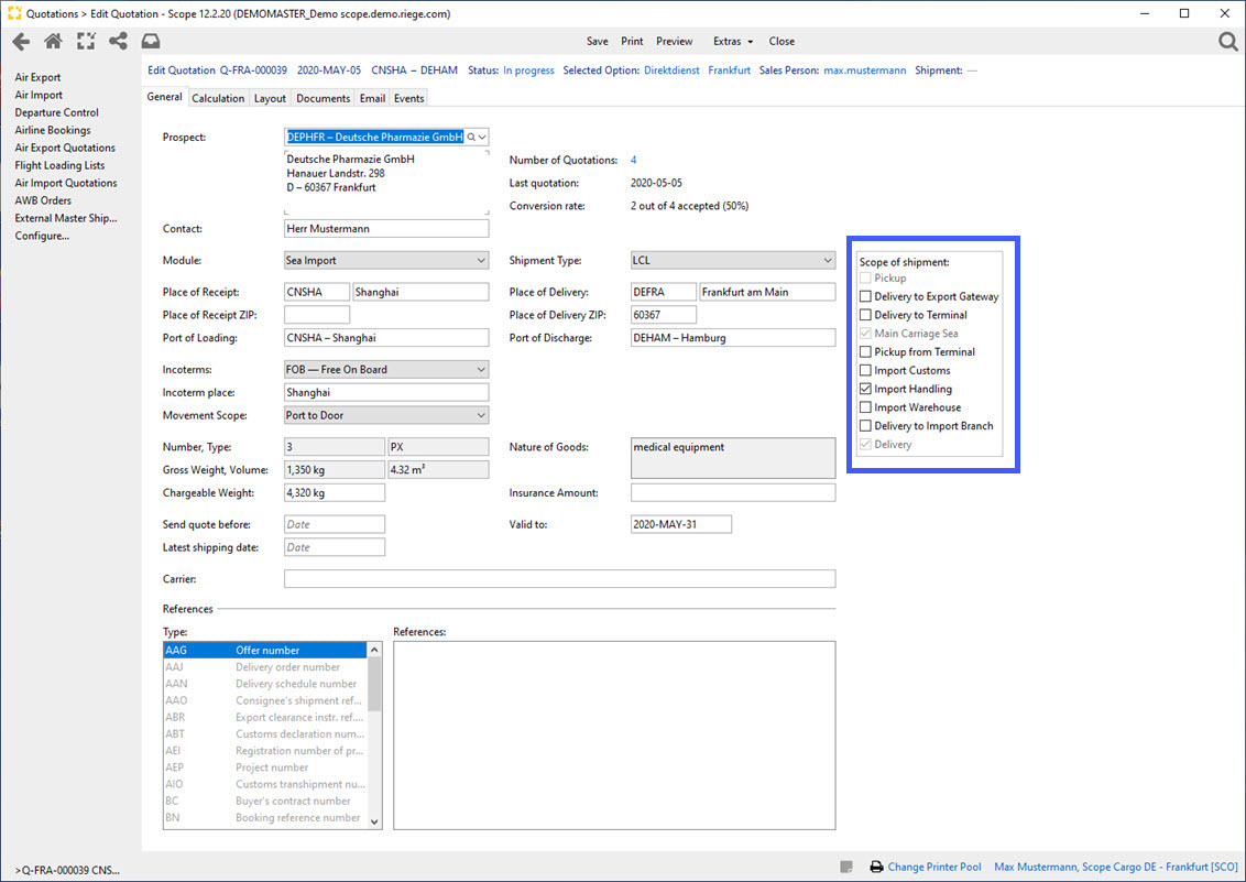 How do I create a quotation?