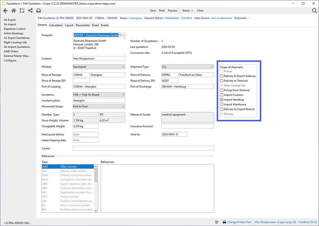 How do I create a quotation?