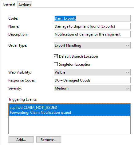 How can I register, find and handle exceptions in shipments (damage ...