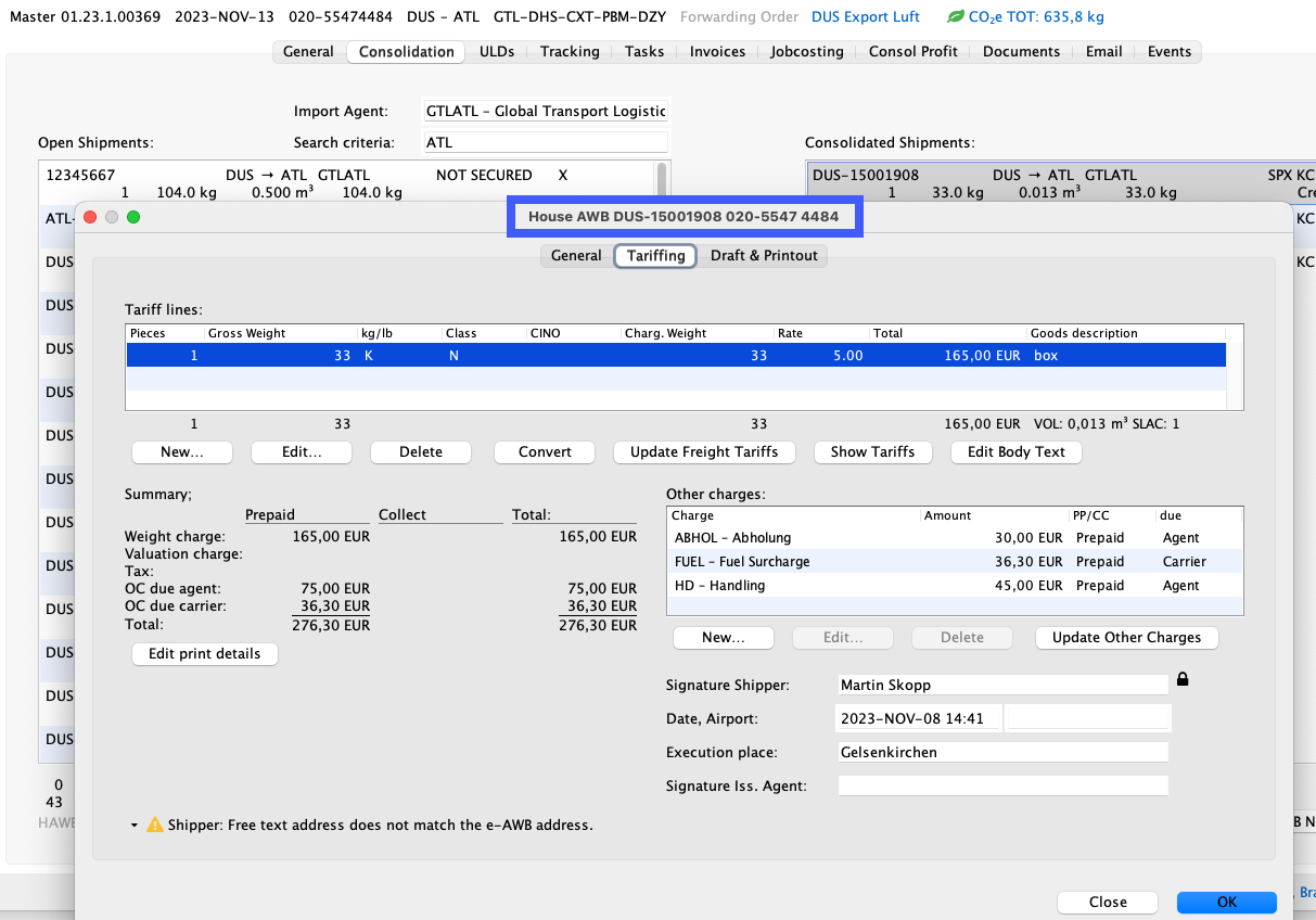 How can I handle incoming airline data transmission error messages?
