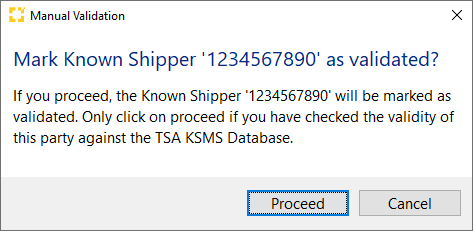 How do I change an air export shipment from Unknown Shipper to Known ...