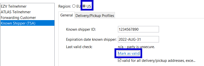 How do I change an air export shipment from Unknown Shipper to Known ...