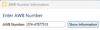 Why do I get an error message saying 'AWB number already used' or 'AWB ...