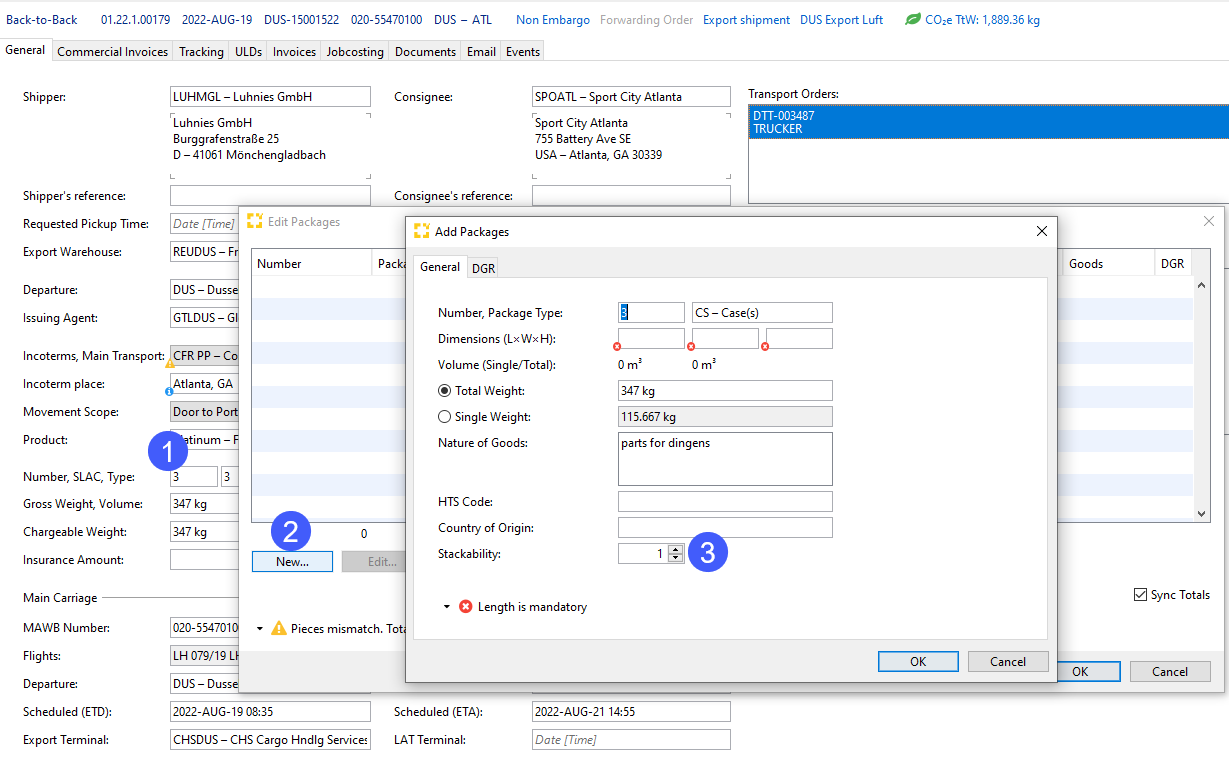 How does the automatic loading meters calculation work, and how does ...