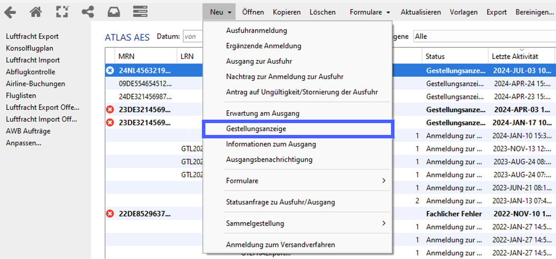 NCTS Phase 5 - Ende der Übergangsfrist