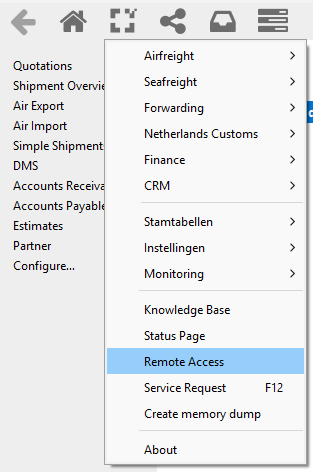 How do I grant remote access to get support from Riege?