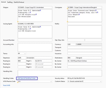 How to generate Air Waybills for Temperature-Controlled Shipments