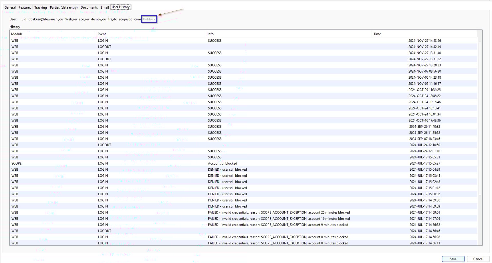 How do I add Track & Trace users for Scope Connect?