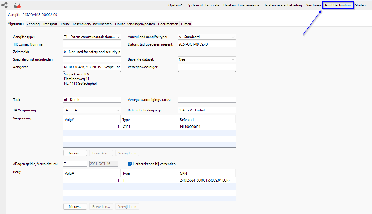 Hoe werkt de noodprocedure in NCTS5/DVA?